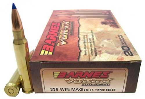 338 Win Mag 210 Grain 20 Rds Barnes Ammo - Rifle Ammo at GunBroker.com ...