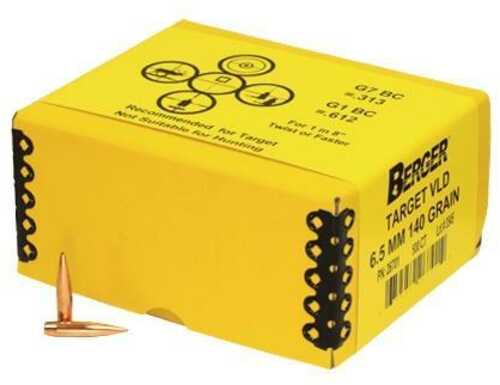 Berger Match Grade Target Bullets 6.5mm .264" 140 - Reloading Bullets ...
