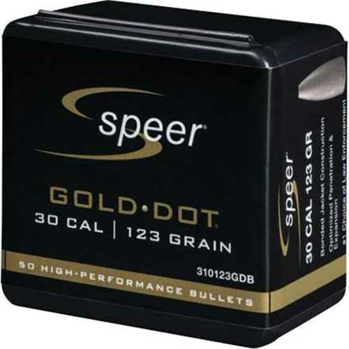 7.62x39mm Caliber .310 Diameter 123 Grain Speer Gold Dot Rifle Bullets ...