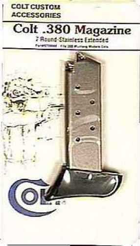 Colt 7 Round 380 ACP Mustang Magazine Extension With Stainless Finish ...